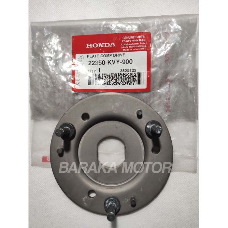 Jual Plat Dudukan Kampas Ganda (Plate Comp Drive) Honda Beat Fi/ Scoopy ...