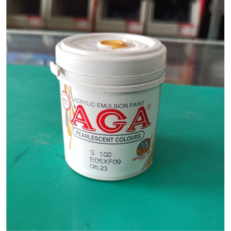 Jual Cat Air Lukis Poster Acrylic AGA S100 Gold Emas 100 cc Scotlight ...