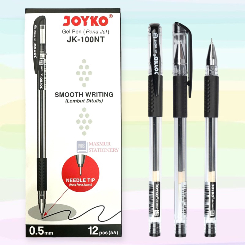 Jual Pulpen / Ballpoint / Pen Gel Joyko JK-100NT (12 Pcs) | Shopee ...