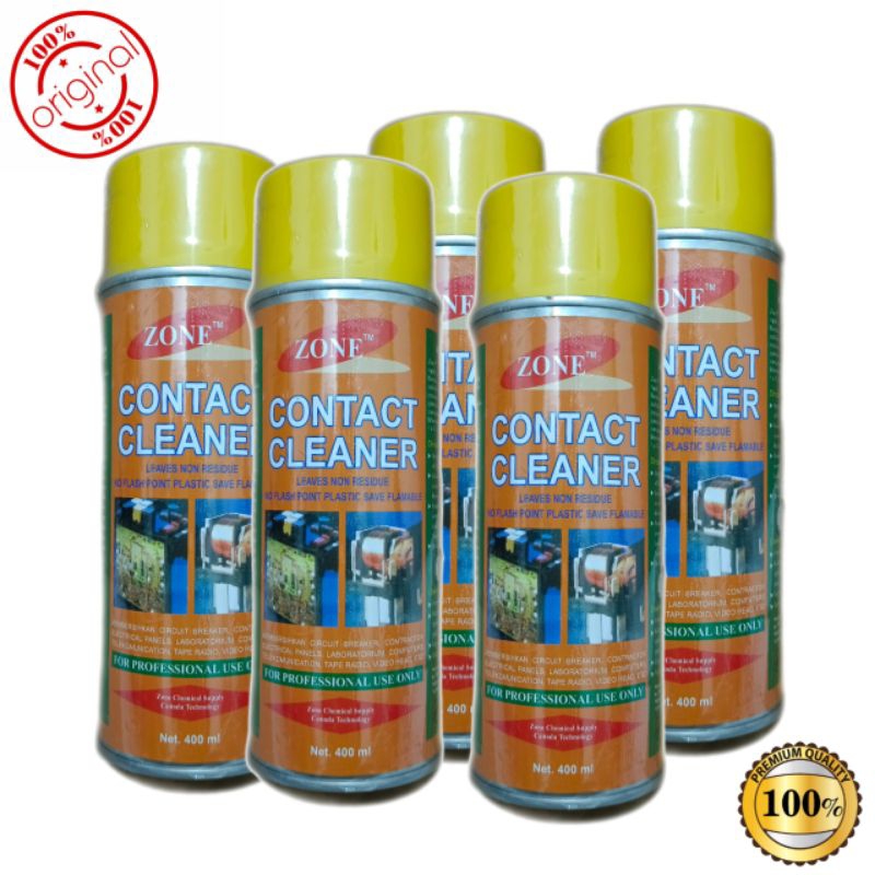Jual CONTACT CLEANER ZONE 400ml-Pembersih komponen Kendaraan dan ...