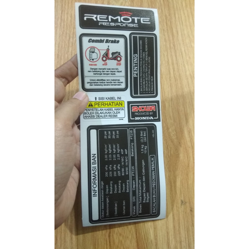 Jual sticker print warning information | Shopee Indonesia
