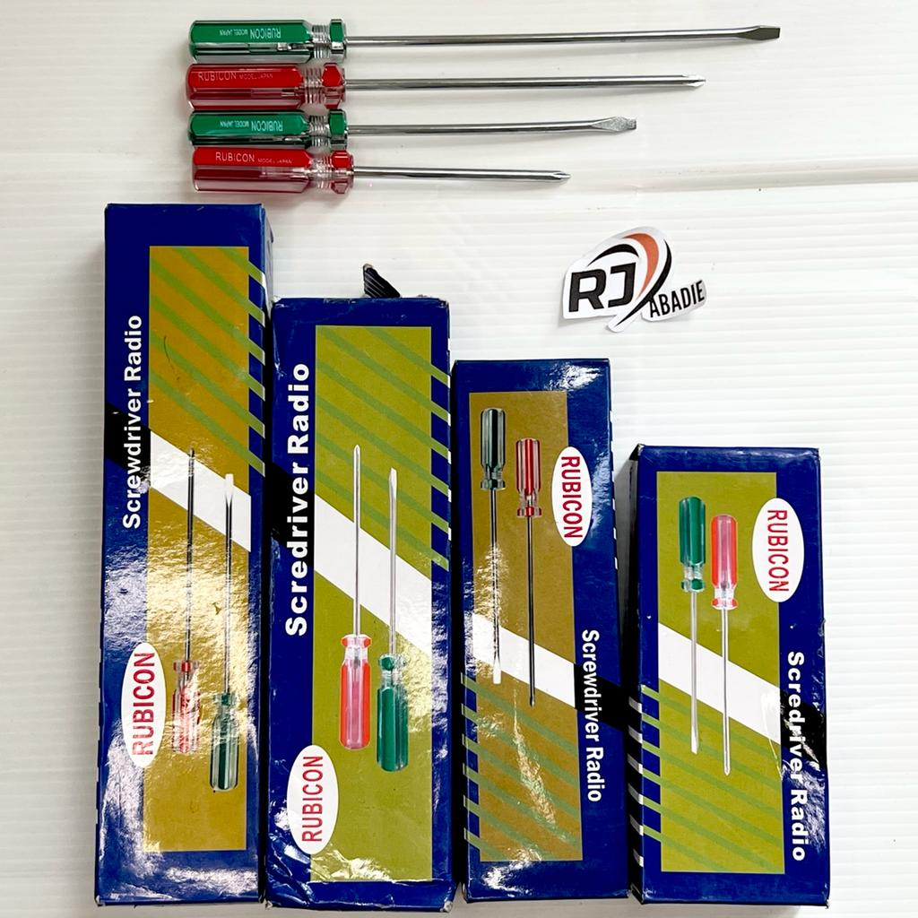 Jual [12PCS] Obeng GG Akrilik Radio Screwdriver Plus + / Minus ...