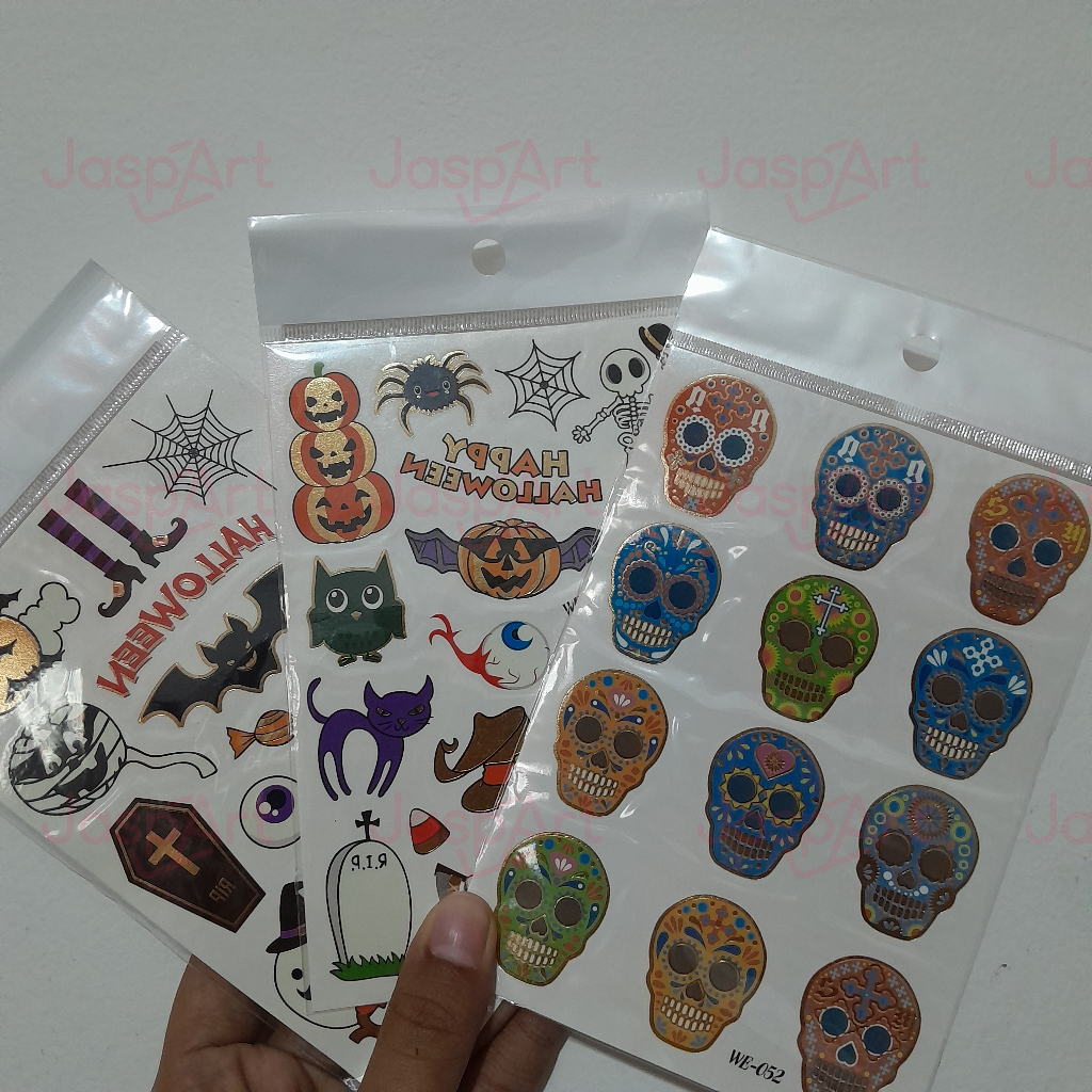 Jual Stiker Tattoo Scar for Halloween untuk Anak Anak Tato Anak Motif ...
