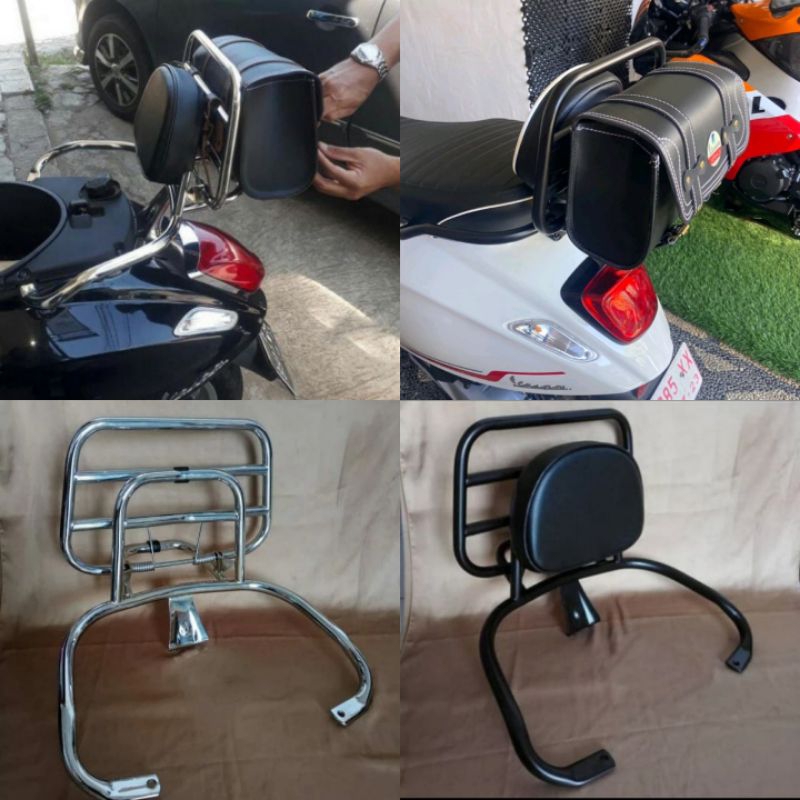 Jual Backrack / Back Rack Vespa Primavera New Sprint LX S dan GTS ...