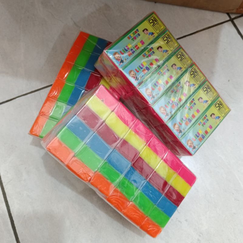 Jual Lilin Mainan Plastisin Warna Warni Isi 12 Pcs | Shopee Indonesia