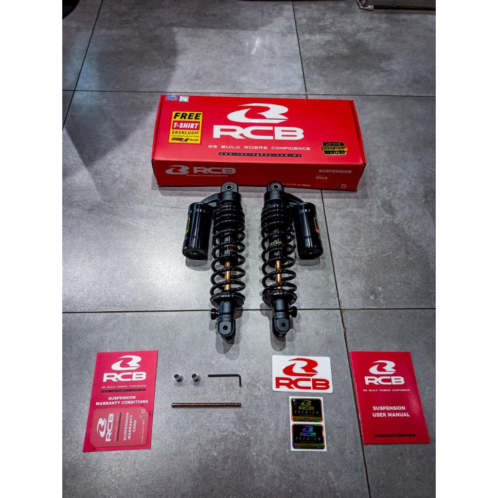 Jual Shockbreaker RCB MB2 Plus Aerox/New Nmax Premium Black | Shopee ...