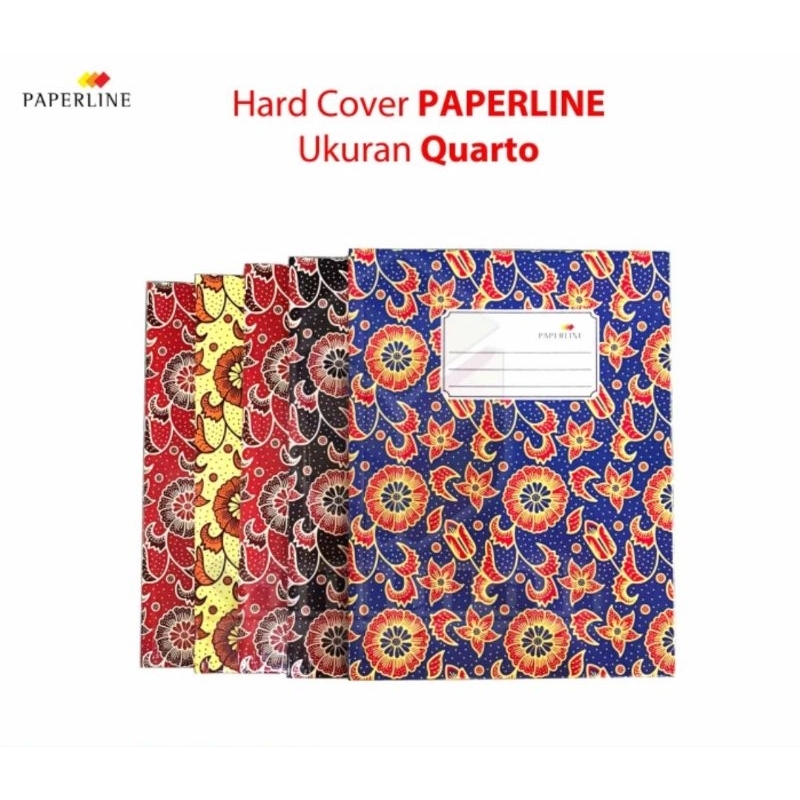 Jual Paperline Buku Kwarto 100 Lembar - Buku Hard Cover Quarto | Shopee ...