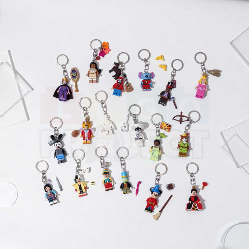 Jual LEGO 100th Disney Gantungan Kunci / Keychain dg Minifigure LEGO ...
