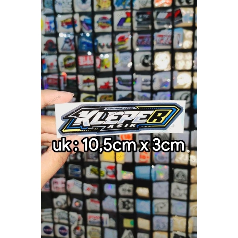 Jual sticker printing KLEPER ASIK | Shopee Indonesia