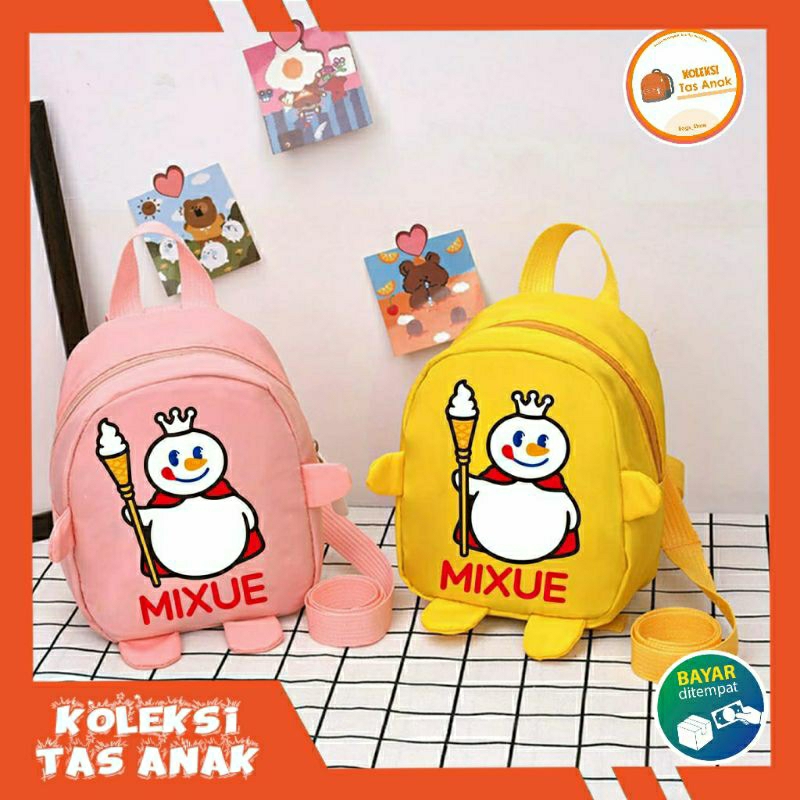 Jual Tas ransel anak sekolah tas karakter Mixue anak TK PAUD | Shopee ...
