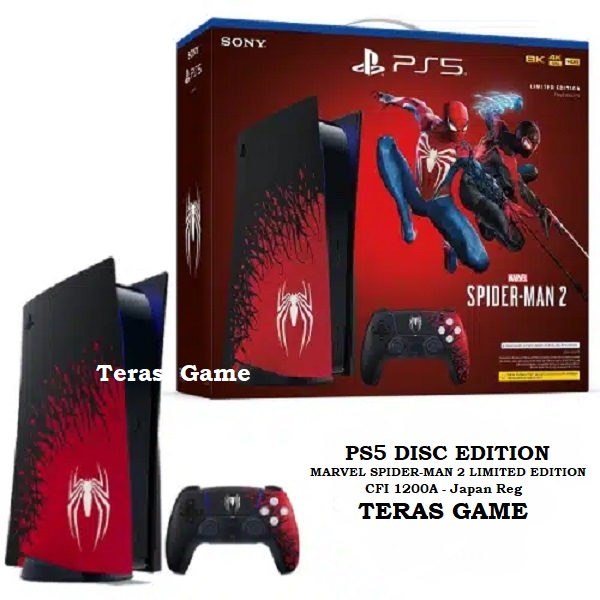 Jual Sony Console PS5 Disc Edition Bundle Spider-Man 2 Limited Edition ...