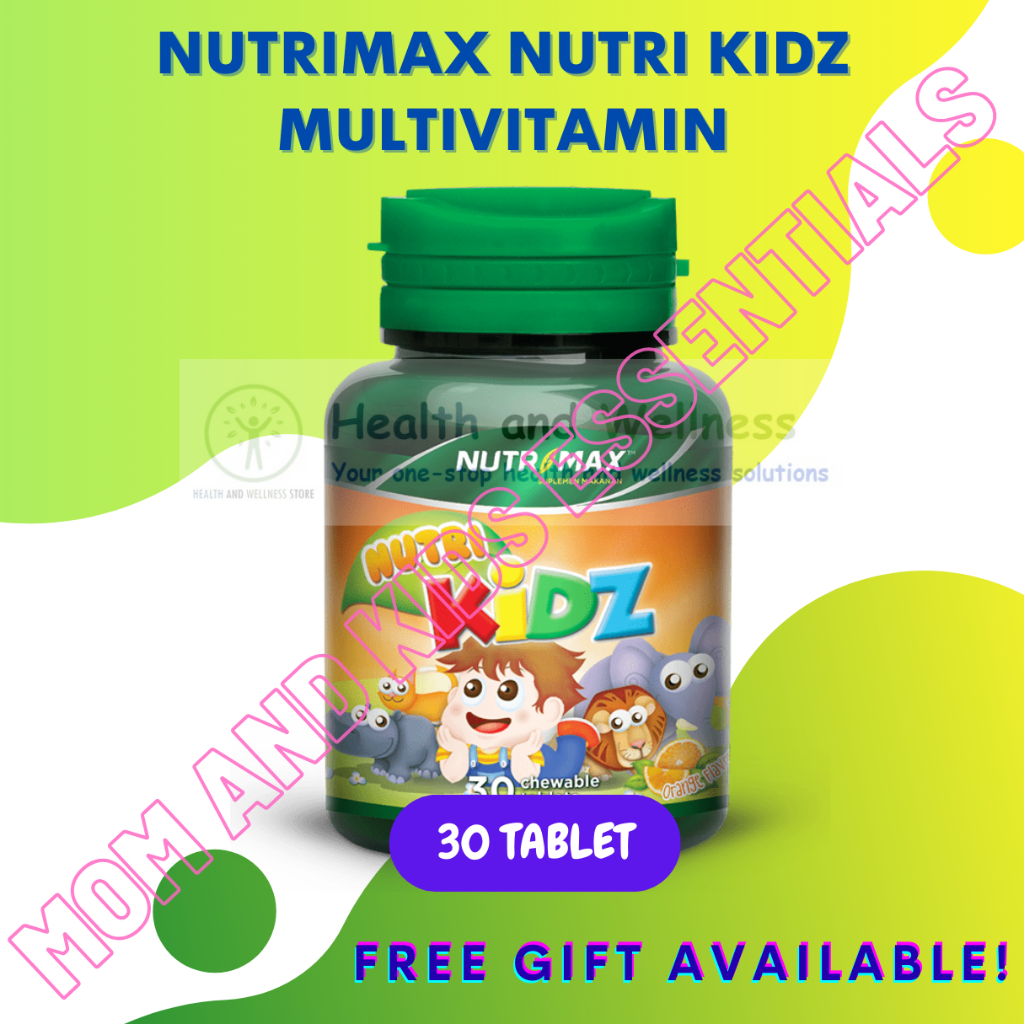Jual NUTRIMAX NUTRI KIDZ MULTIVITAMIN 30 TABLET KUNYAH NUTRIKIDZ KIDS ...