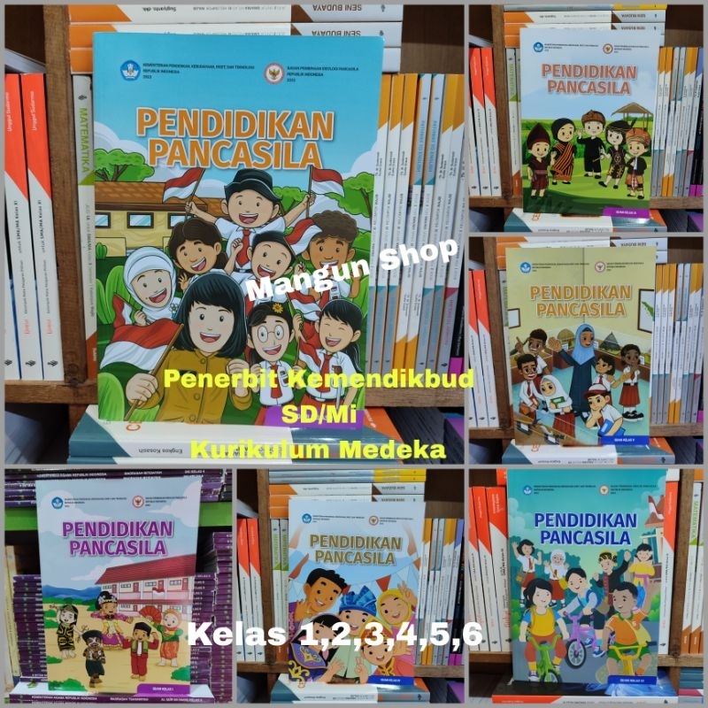 Jual Buku Pendidikan Pancasila Kelas 1,2,3,4,5,6 SD/Mi Kurikulum Merdeka Diknas | Shopee Indonesia
