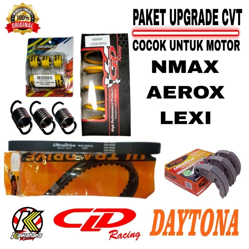 Jual PAKET UPGRADE CVT PAKET KIRIAN NMAX OLD/ NEW.AEROX OLD/NEW LEXI ...