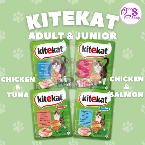 Jual KITEKAT WET CAT FOOD/MAKANAN KUCING BASAH POUCH/SACHET UNTUK ...