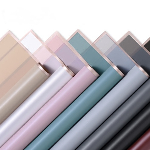 Jual Rose Gold Border Kertas Wrapping Cellophane Buket Bunga Waterproof ...