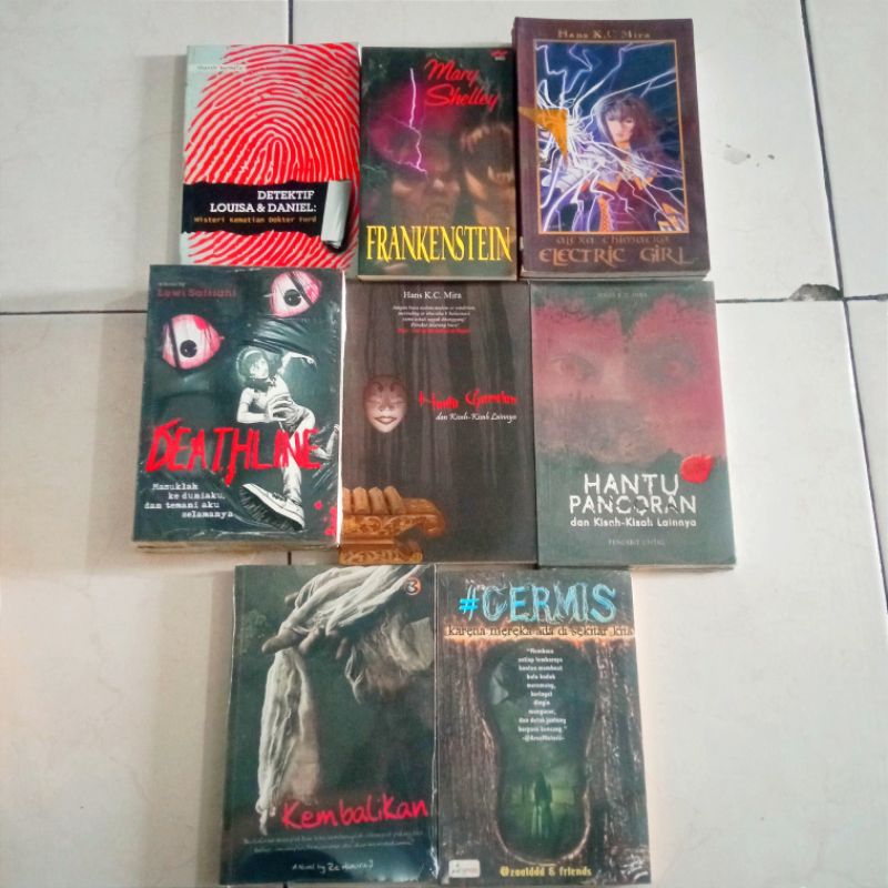 Jual OBRAL BUKU MURAH ORIGINAL / NOVEL HOROR / NOVEL THRILLER / CERITA ...