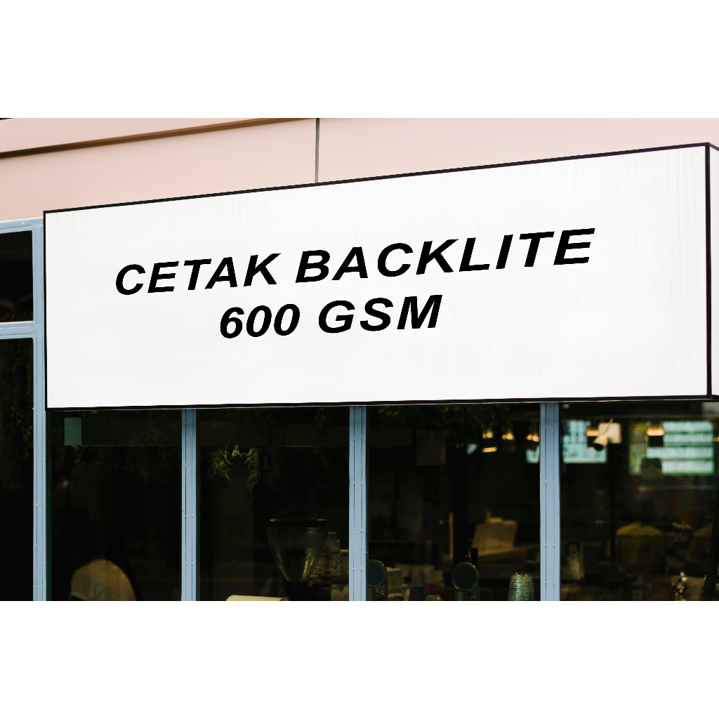 Jual Cetak Spanduk Neon Box | Cetak Backlite 600 gsm | Shopee Indonesia