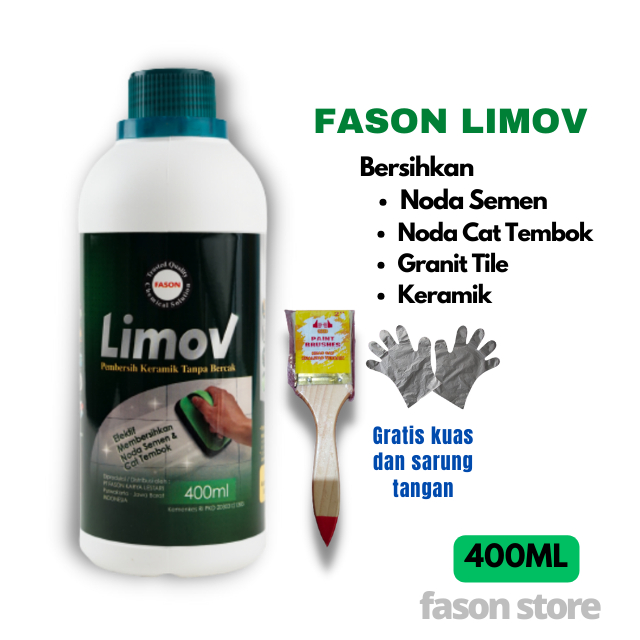 Jual Pembersih Keramik Noda Semen Fason Limov 400ml | Shopee Indonesia