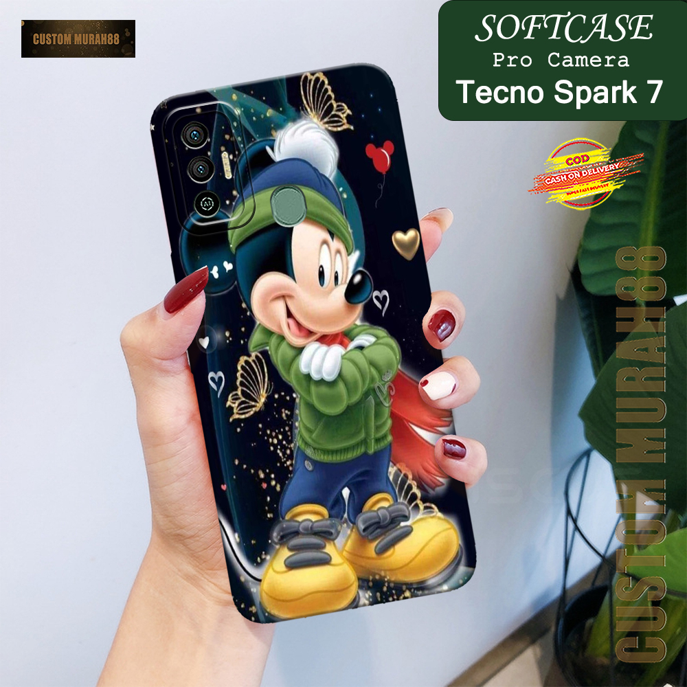 Jual Case Tecno Spark 7 Terbaru - Fashion Case KARTUN - Casing Hp Tecno ...
