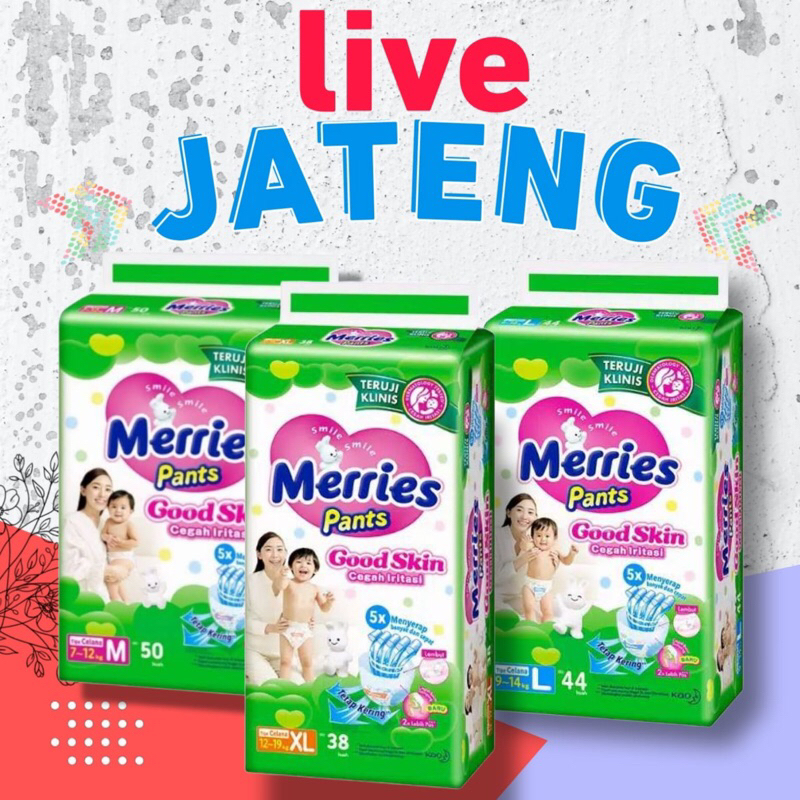 Jual merries jumbo m50 L44 XL38 | Shopee Indonesia