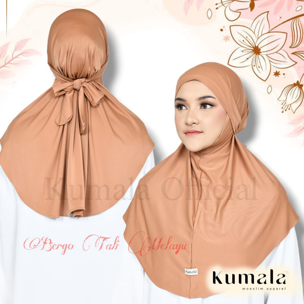 Jual Hijab Bergo Tali Instan French Khimar Jersey Premium Tali Non Cadar | Shopee Indonesia