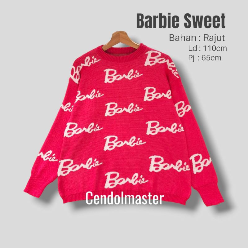 Jual Barbie sweet sweater / Sweater rajut premium / Print komputer ...