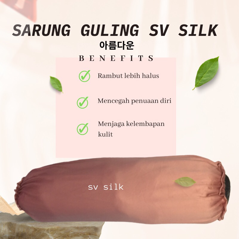 Jual SV sarung Guling silk satin SUPER NYAMAN | sarung guling satin ...