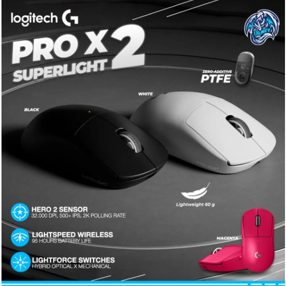 Jual Logitech G Pro X Superlight 2 Esports Wireless Gaming Mouse ...