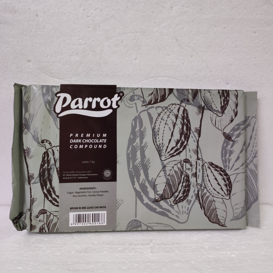 Jual Parrot Premium Dark Chocolate Compound 1kg | Shopee Indonesia