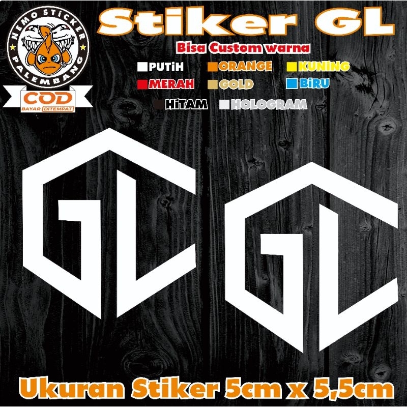 Jual stiker cutting logo GL, SH, LP minimal order 2stiker (bisa COD) | Shopee Indonesia