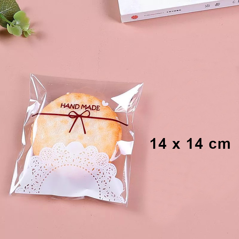 Jual 100 pcs Kantong Plastik 14 x 14 cm Unik Lucu Bungkus Biskuit Kue ...