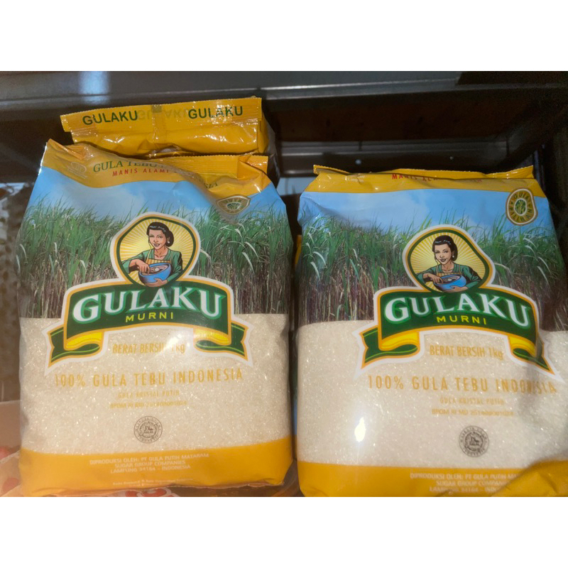 Jual GULA PASIR GULAKU PACK 1 KG | Shopee Indonesia
