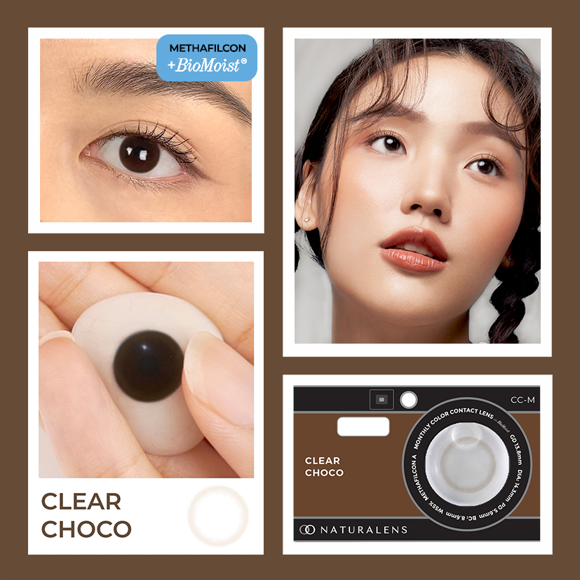 Jual Naturalens Clear Choco Donut Monthly Softlens Biomoist (1PC ...