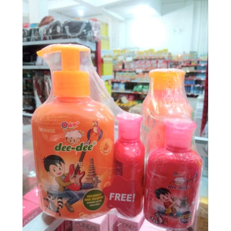 Jual dee dee hair sampoo pump 250ml + 45ml | Shopee Indonesia