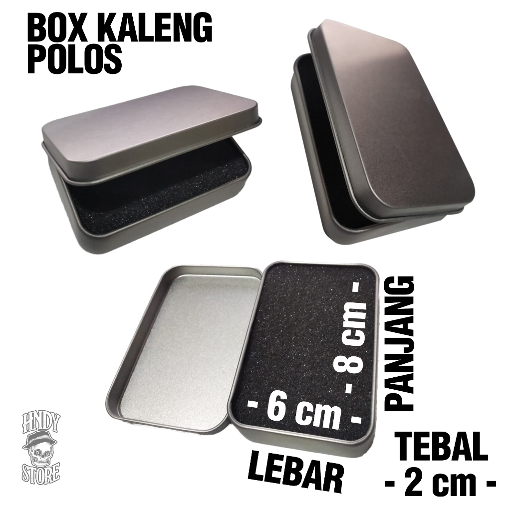 Jual TIN BOX BER ENGSEL 8x6x2cm UNTUK PENYIMPANAN / NO CUSTOM / KADO ...