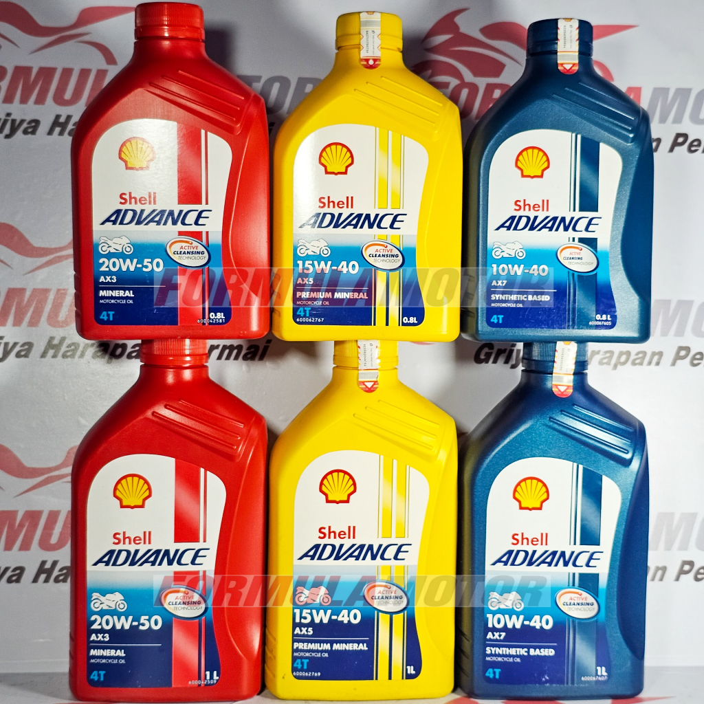 Jual Oli Shell Advance 4T Manual All Series - Oli Mesin Motor 4 TAK ...