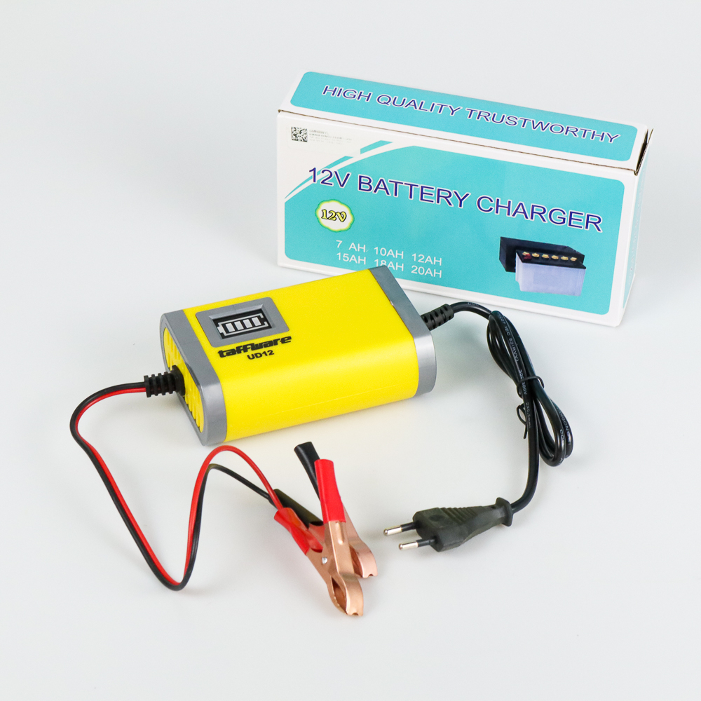 Jual Alat Cas Aki Motor Lead Acid Charger Aki Portable 12V/2A - UD12 ...