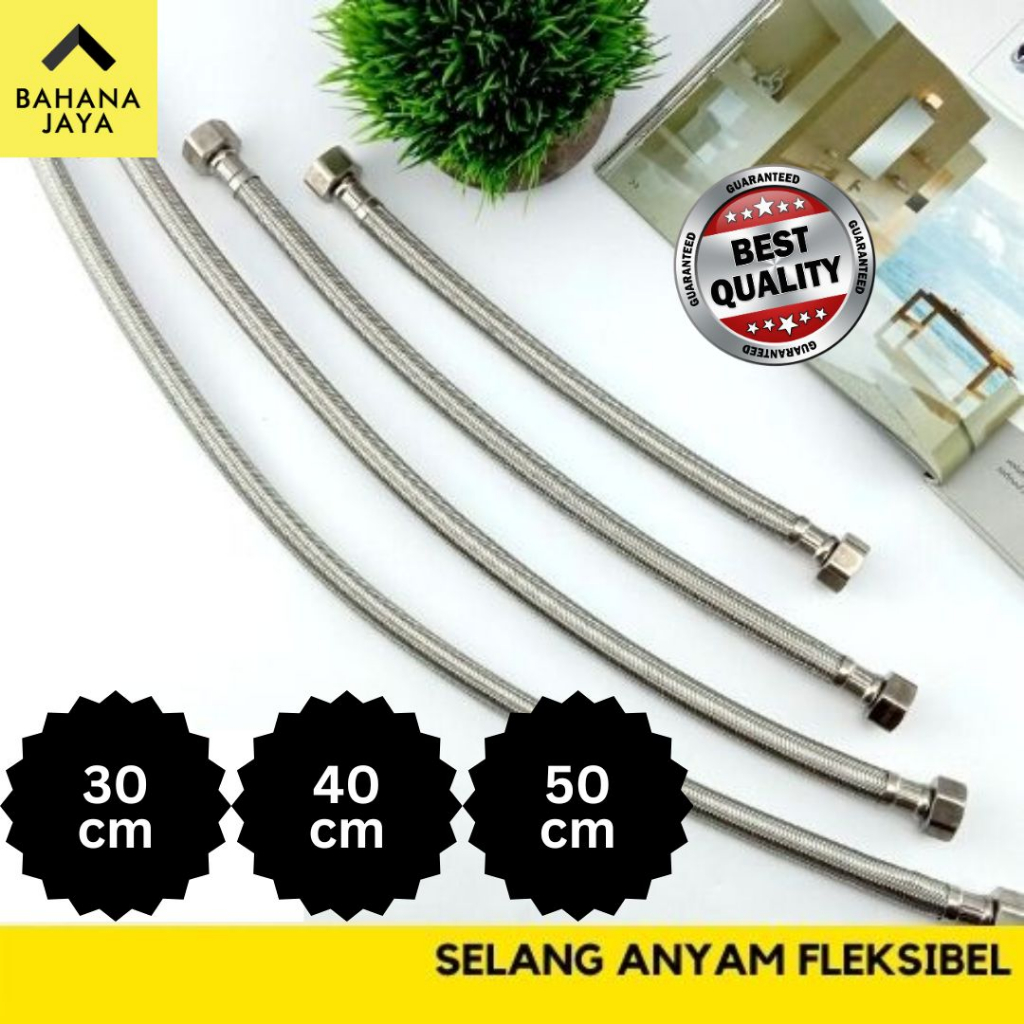 Jual Selang Flexible Wastafel Toilet Selang Fleksibel Kloset WC 30cm ...