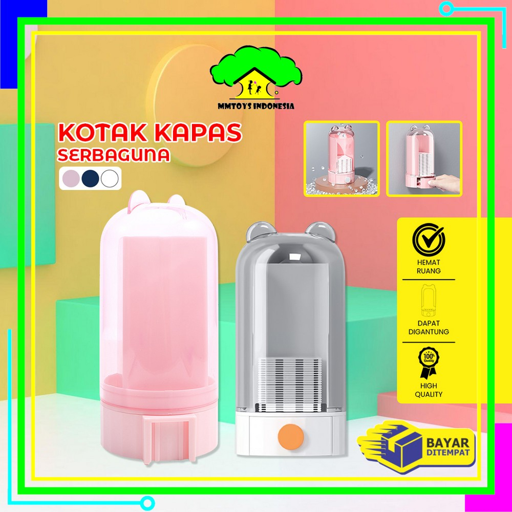 Jual MI-K151 Tempat Kotak Penyimpanan Kapas Otomatis Organizer Gantung Serbaguna / Dispenser ...