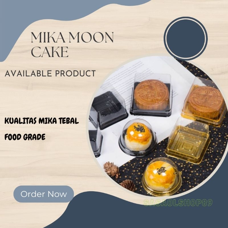 Jual Mika Moon cake Kotak Besar isi 25pcs Mika Puding Mini Mika Kue ...
