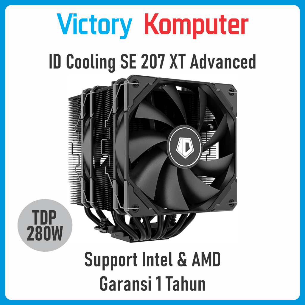 Jual ID-Cooling SE-207-XT Advanced CPU Cooler IDCooling HSF Tower AMD ...