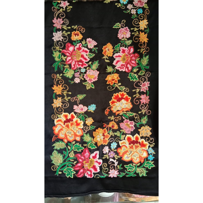 Jual selendang sulam tangan kapalo samek kotogadang | Shopee Indonesia