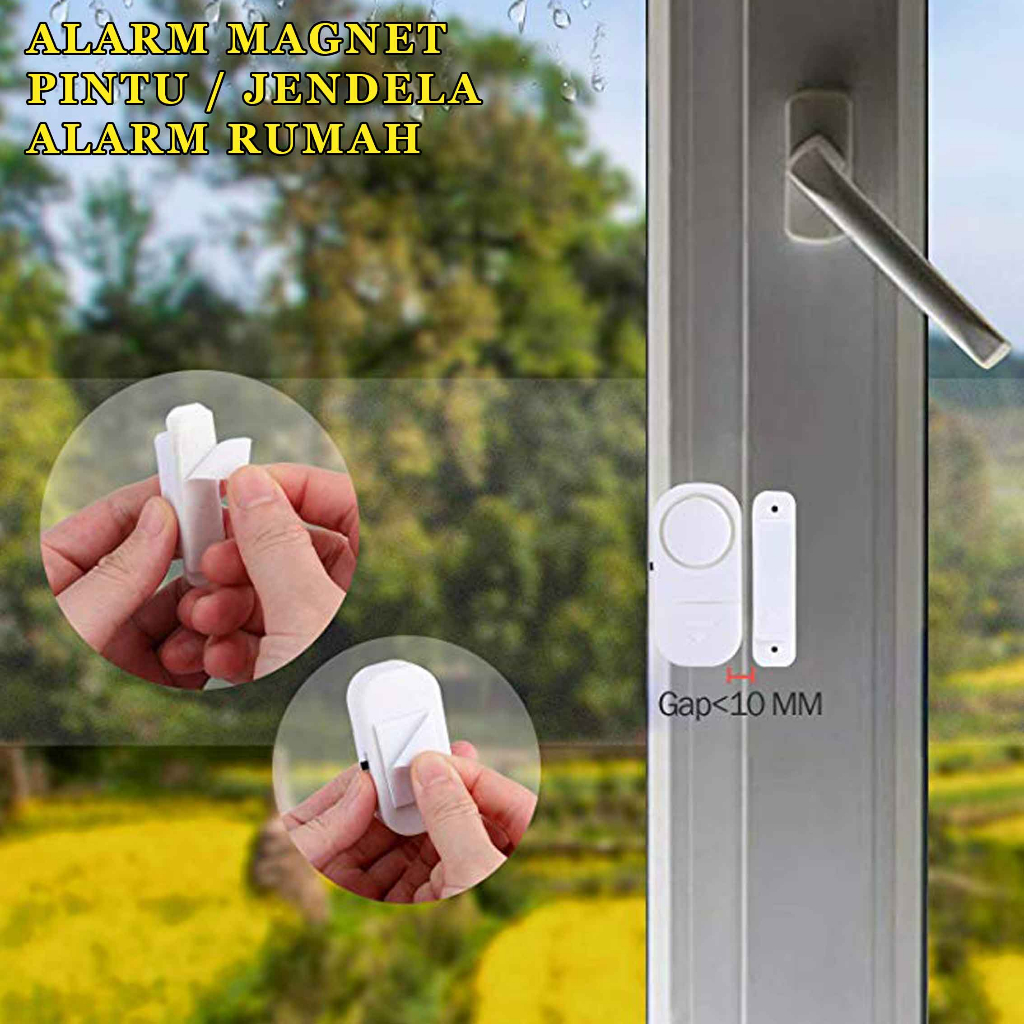Jual Alarm Magnet / Alarm Pintu & Jendela / Alarm Rumah | Shopee Indonesia