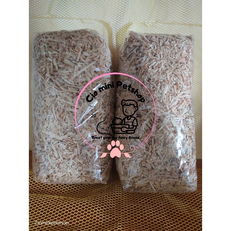 Jual sebuk kayu pinus alas kandang hamster marmut gerbil tikus reptil ...