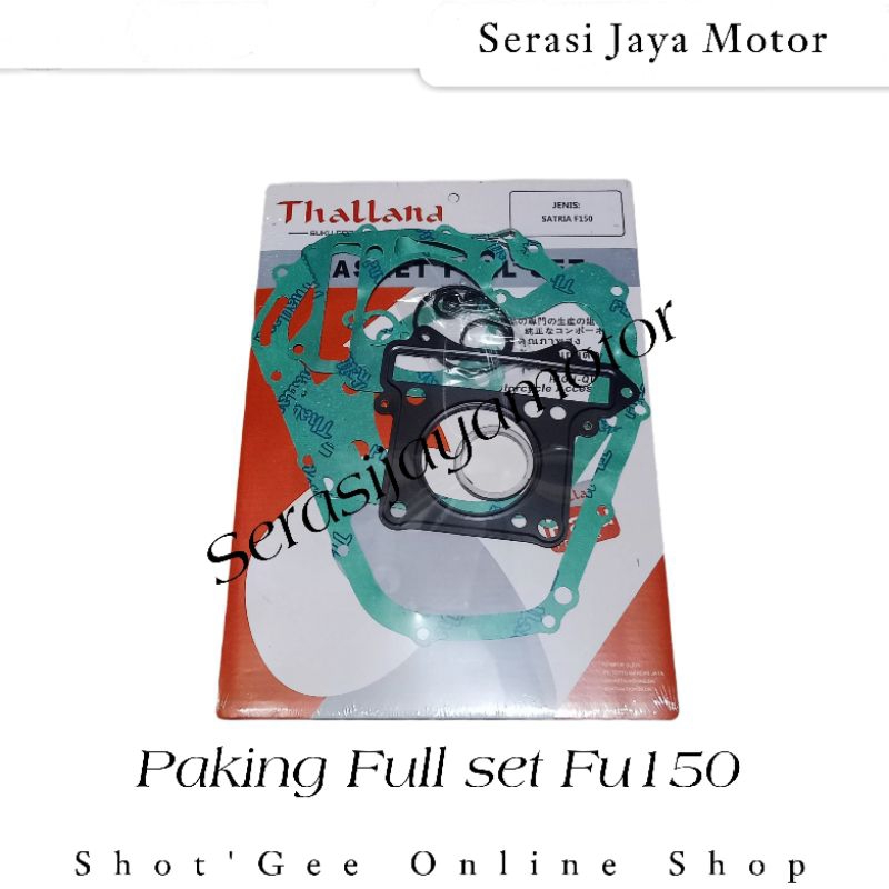 Jual FULLSET PAKING FULL SET PLUS SEAL KLEP SATRIA FU150 / FU 150 | Shopee Indonesia