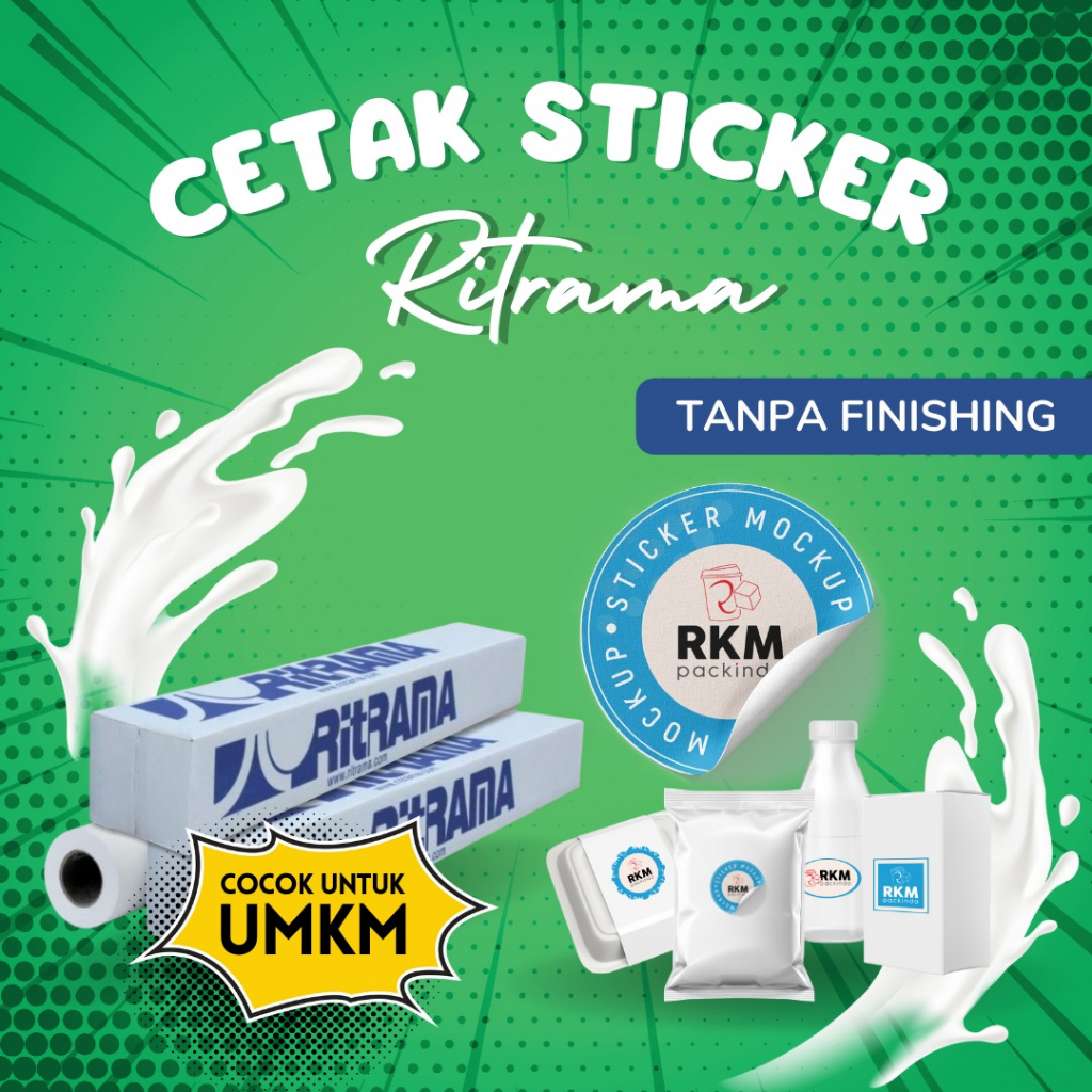 Jual Cetak Sticker Ritrama | Shopee Indonesia