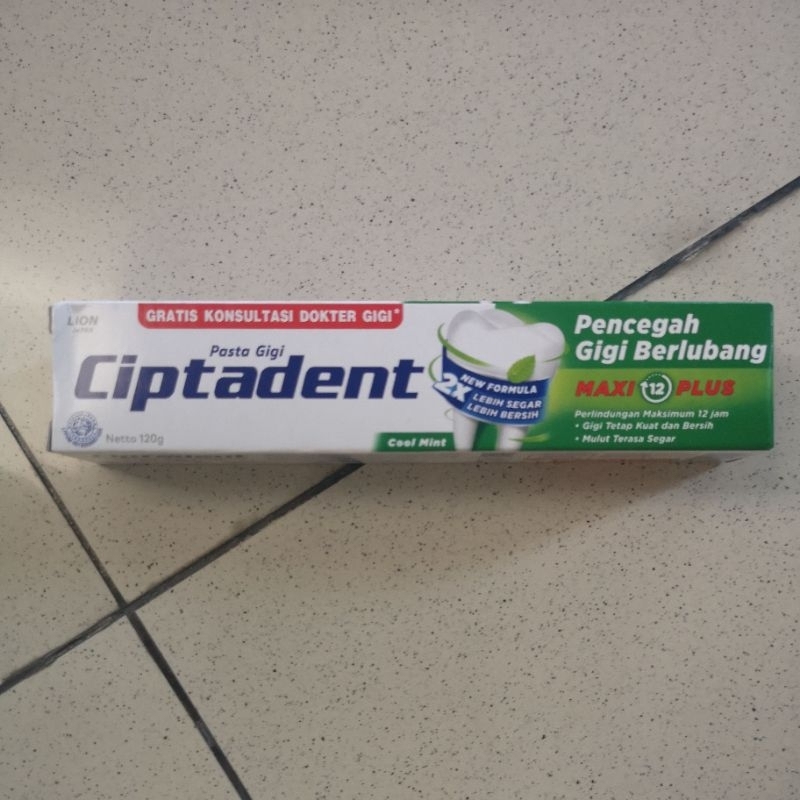 Jual Ciptadent Pasta Gigi Fresh Mint/Cool mint 225 g/ maxi white 190gr ...
