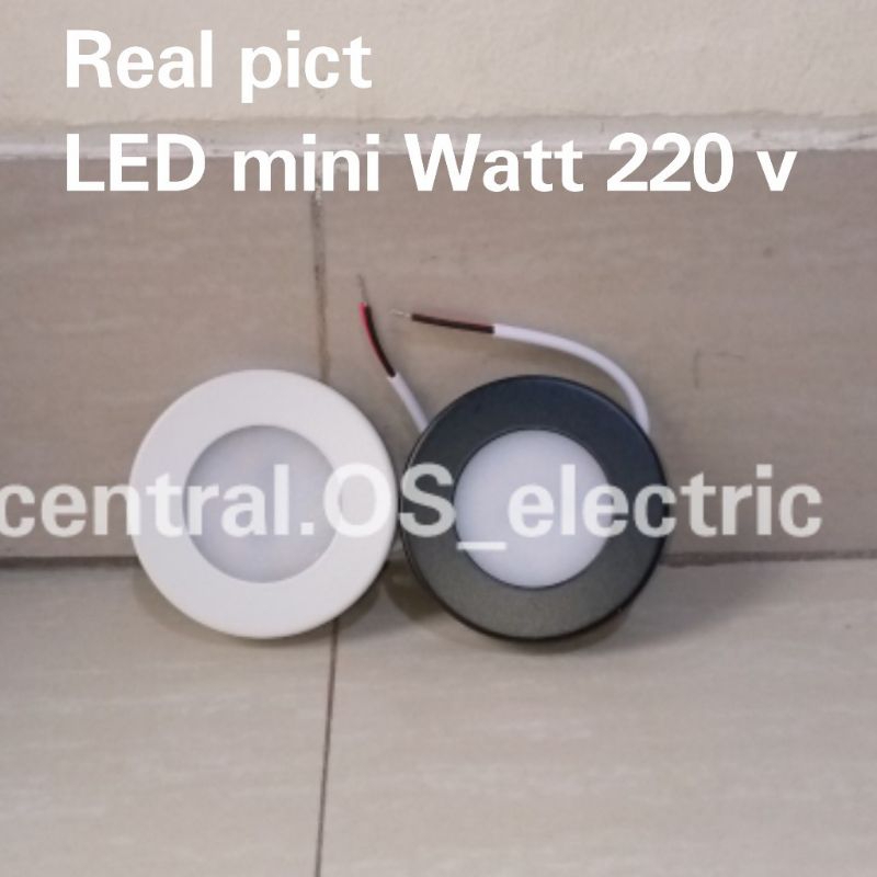 Jual LAMPU DOWNLIGHT BULAT LED MINI TEMPEL OUTBOW 3 WATT 220V / LAMPU ...