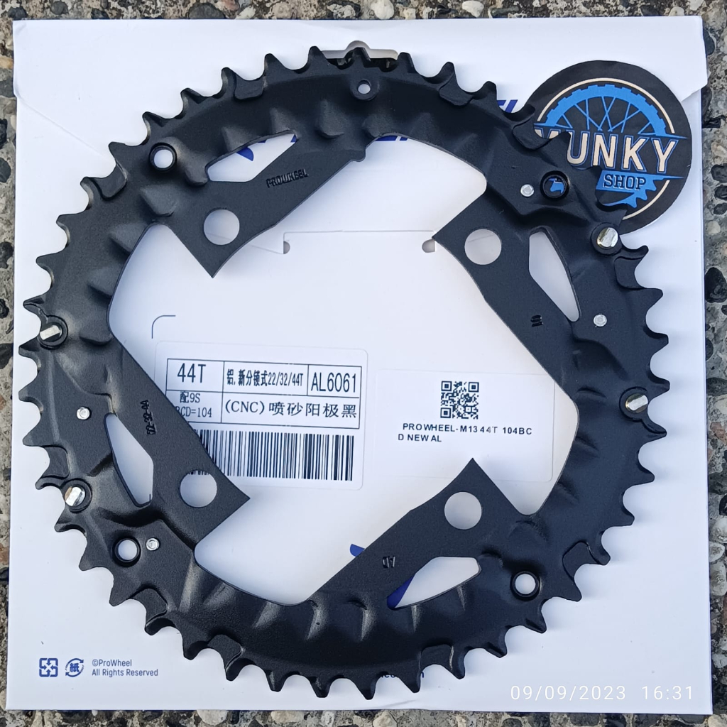 Jual Chainring Prowheel 36T 38T 42T 32T 44T BCD 104 BCD untuk double ...